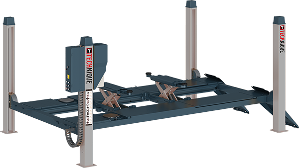 Technique Four Post Lifts - Bullworthy Garage Equipment